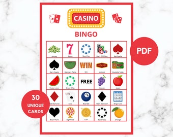 Spain Bingo - Travel Bingo - 30 Spain Bingo Cards - Spain Party Game ...