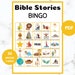 Bible Stories Bingo - 30 Bible Stories Bingo Cards - Bible Stories ...