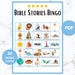 Bible Stories Bingo - 30 Bible Stories Bingo Cards - Bible Stories ...