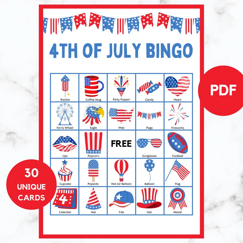 Patriotic 4th July - Etsy