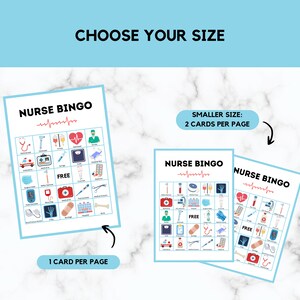 Nurse Bingo - Doctor Bingo - 30 Nurse Bingo Cards - Medical Bingo ...
