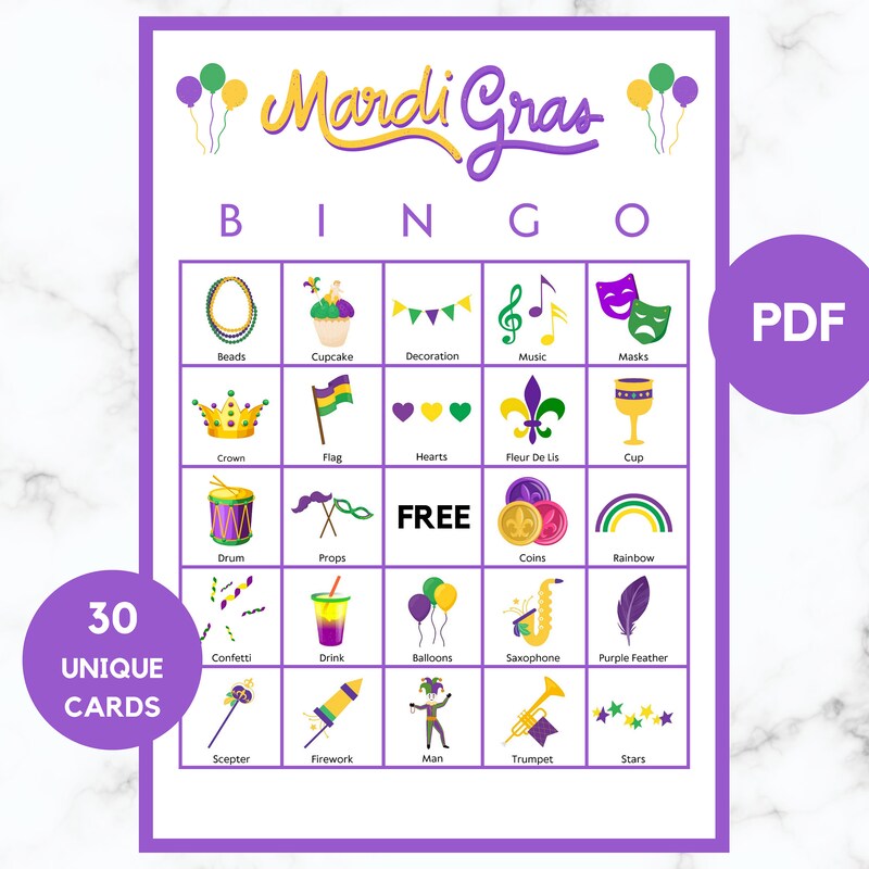Mardi Gras Activity - Etsy