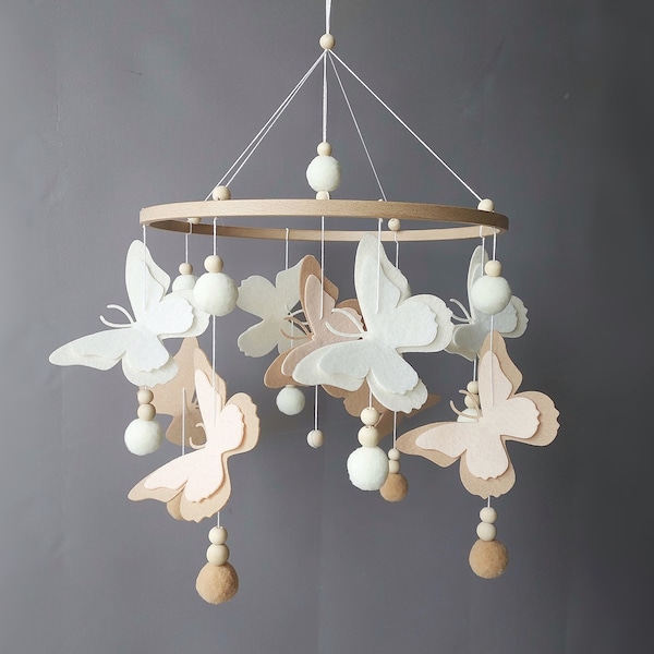 Butterfly Crib Mobile - Etsy