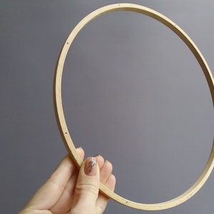 Wooden Round Hoops for Baby Crib Mobile Rings Circle Wooden Mobile ...