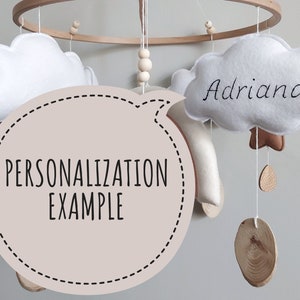 Boho Mobile Neutral Baby Mobile Rainbow Mobile Musical Bebe for Boho ...