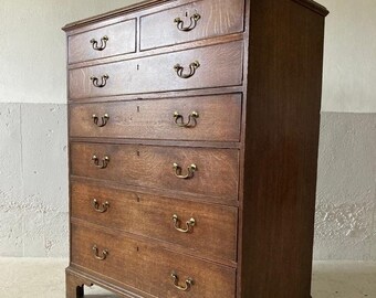 Georgian Oak Chest of Drawers - Etsy UK