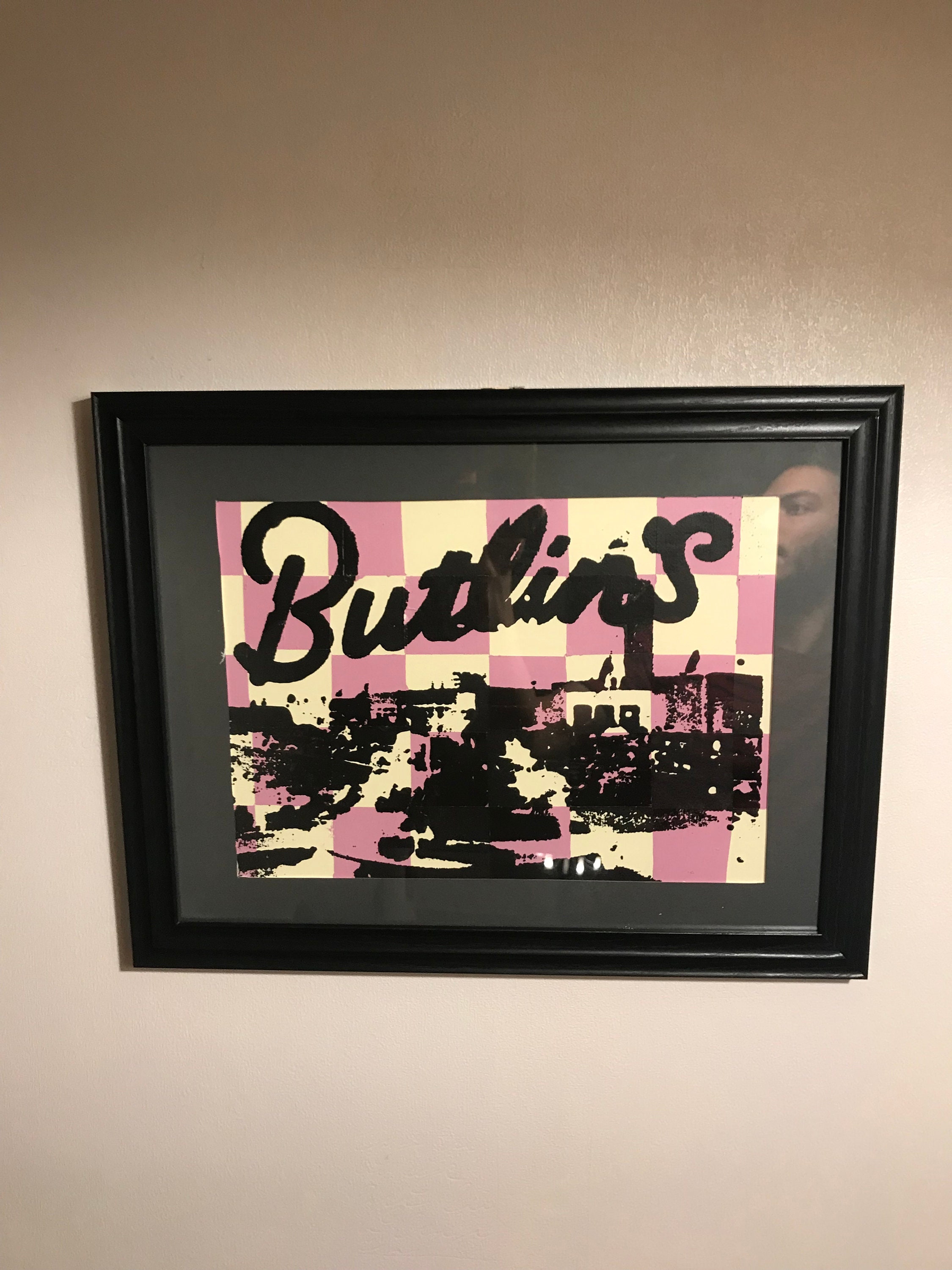 Vintage BUTLINS Ad Screen Print - Etsy