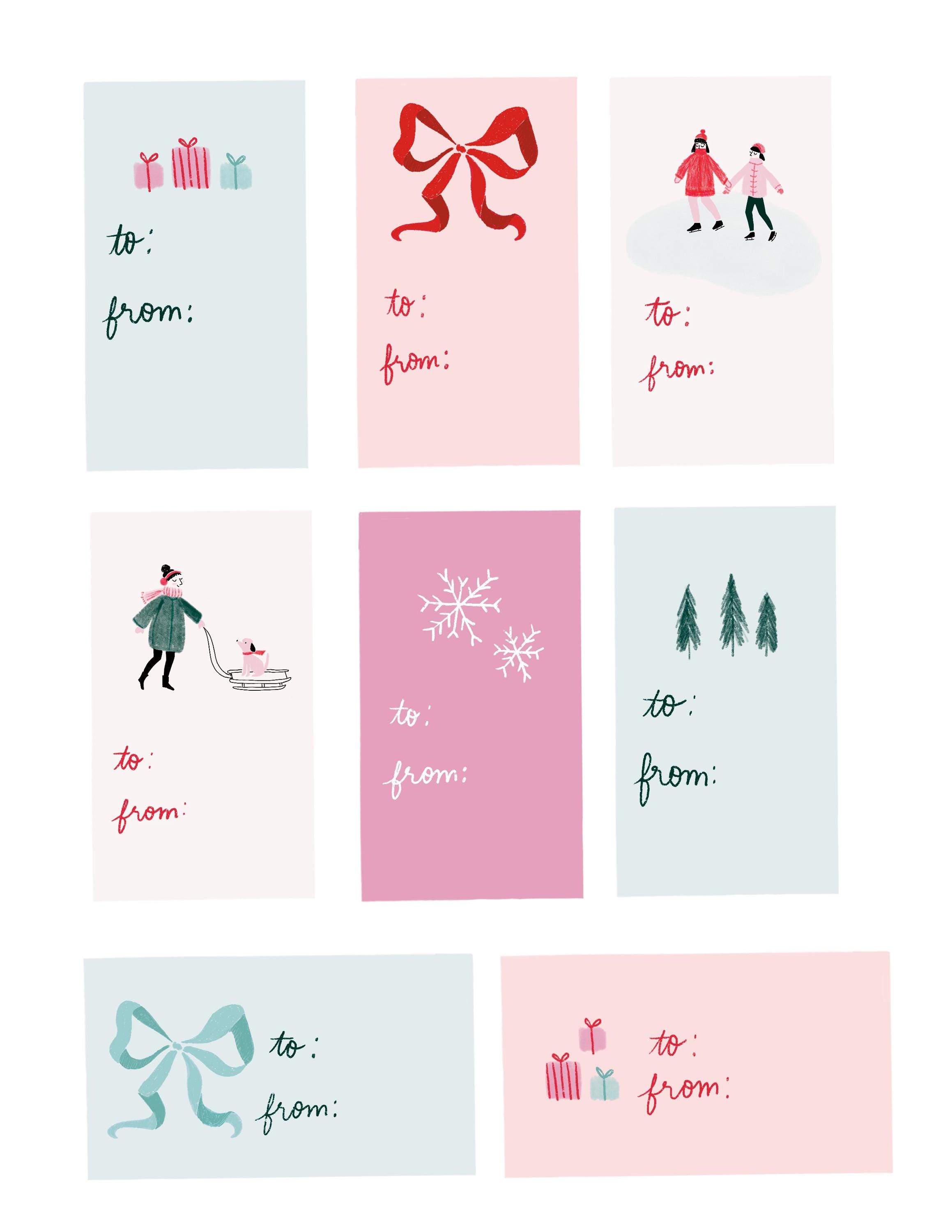 Printable Gift Tags Digital Download - Etsy