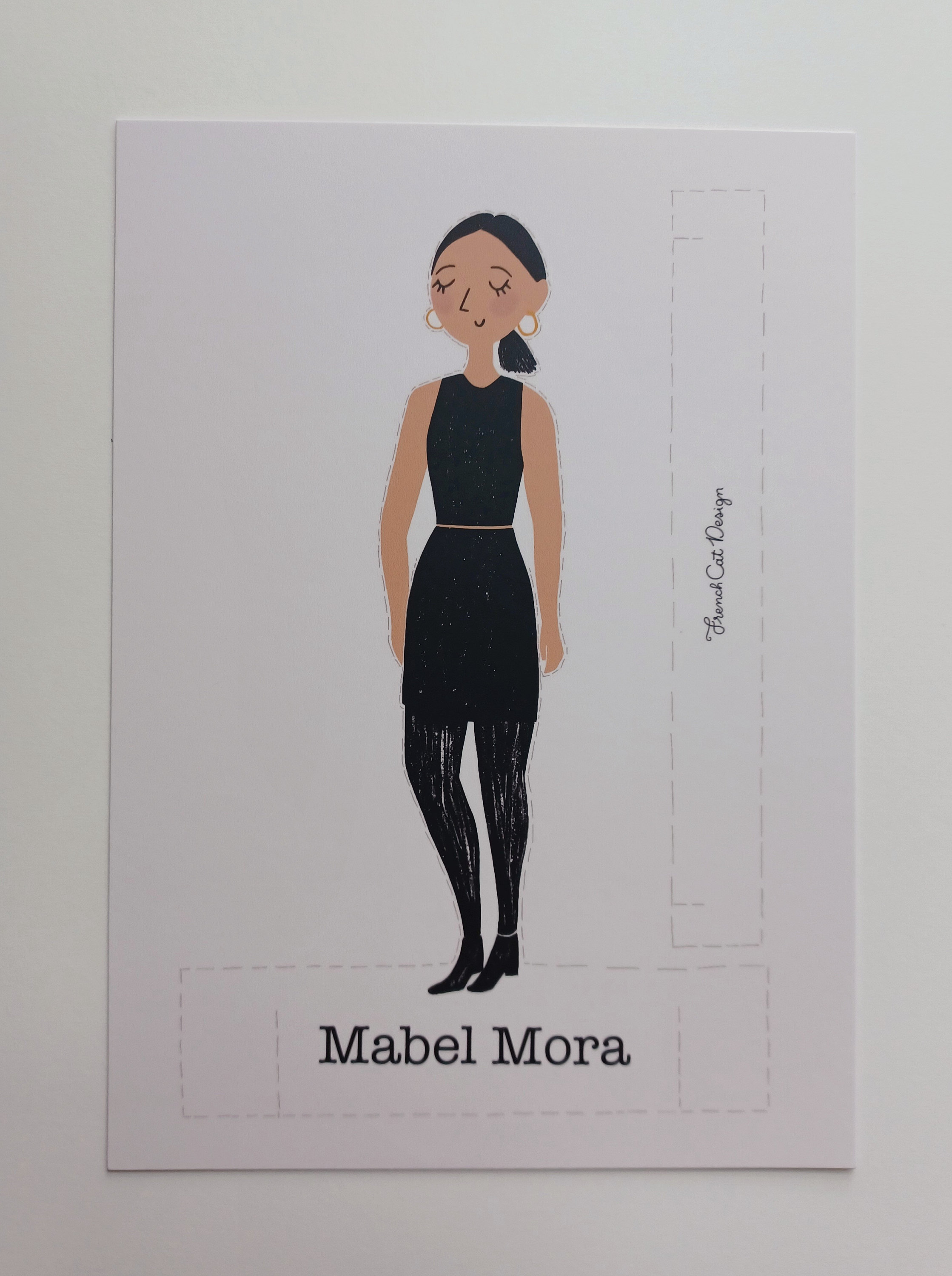Mabel Paper Doll Mabel Mora Outfits Only Murders in the Building - Etsy