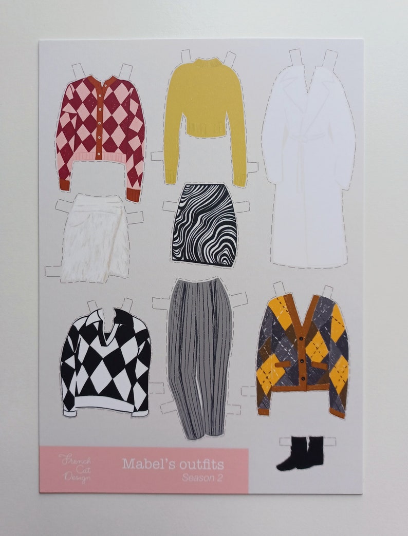 Mabel Paper Doll Mabel Mora Outfits Only Murders in the Building - Etsy