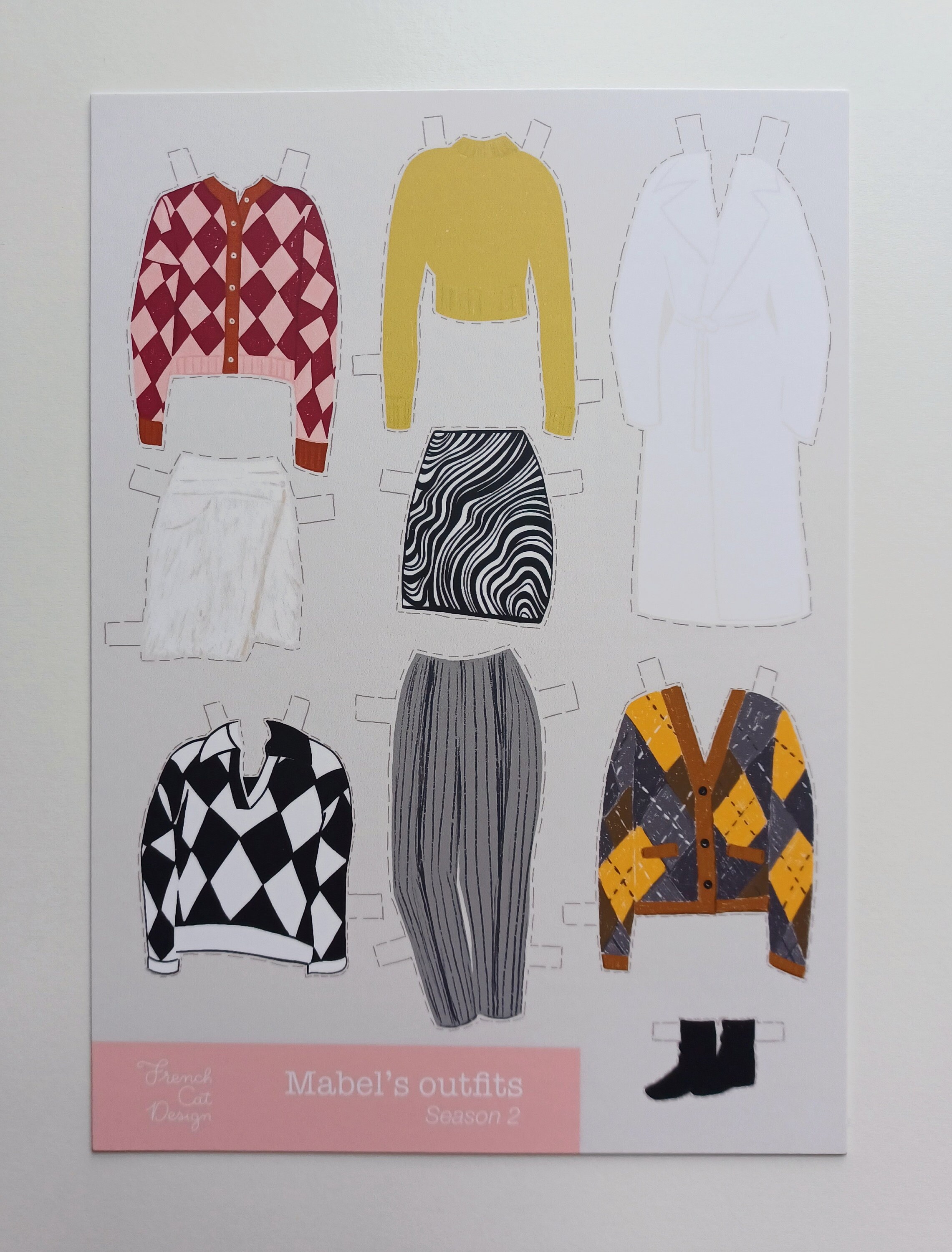 Mabel Paper Doll Mabel Mora Outfits Only Murders in the Building - Etsy