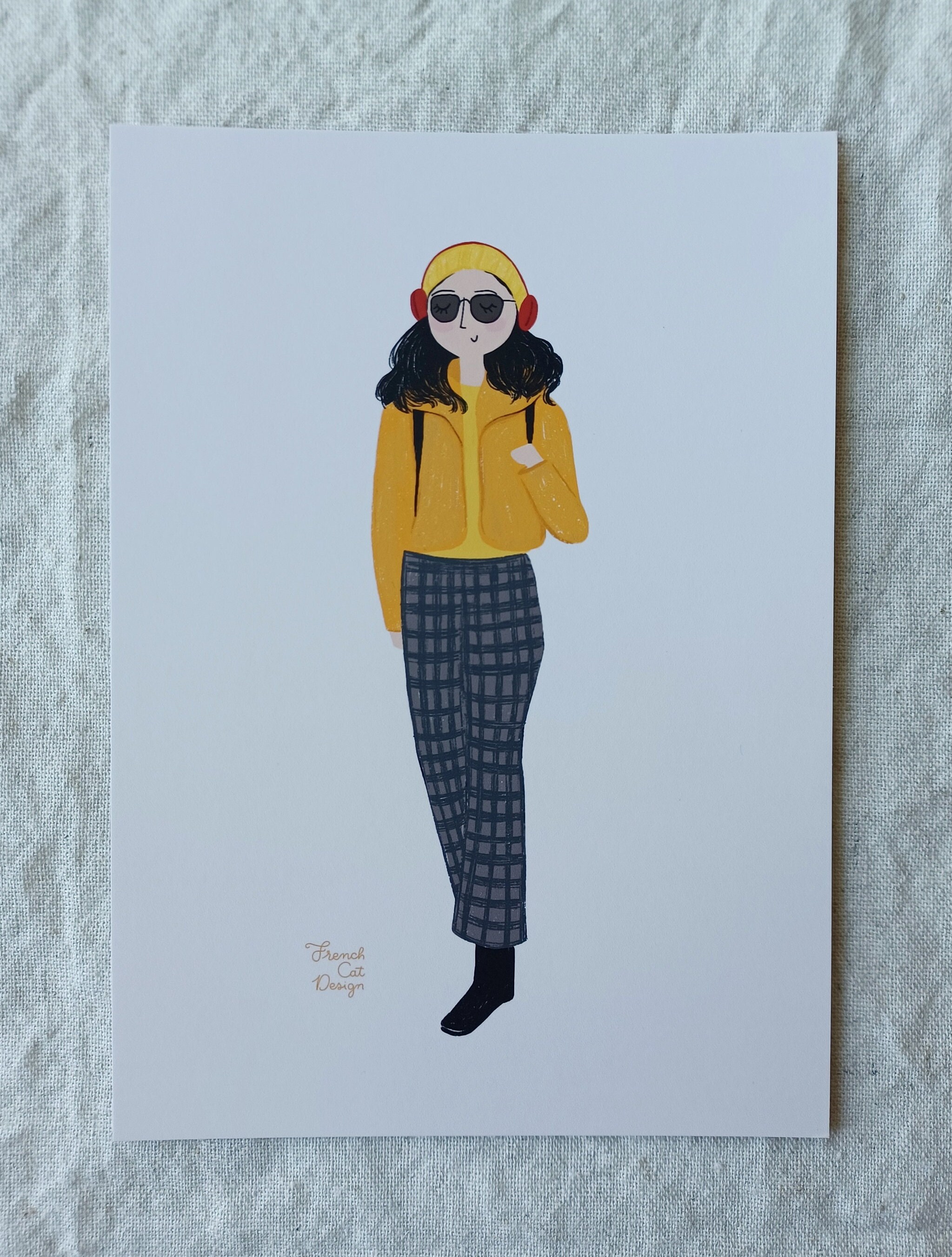 Mabel Mora Art Print Outfit Illustration 5 X 7 Only Murders in the ...
