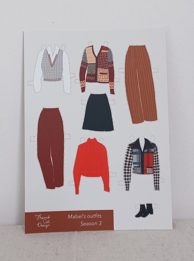 Mabel Paper Doll Mabel Mora Outfits Only Murders in the Building - Etsy