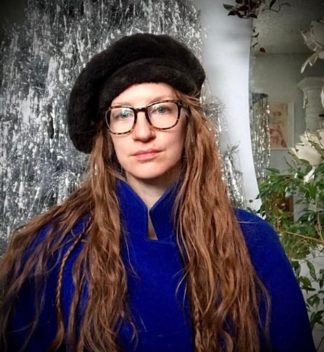 Vintage Dark Chocolate Coloured Faux Fur Tam italian Faux Fur - Etsy