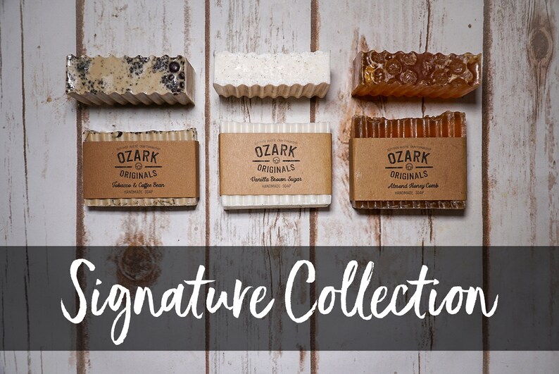 Signature Line Soap Collection 3 Soap Set - Etsy