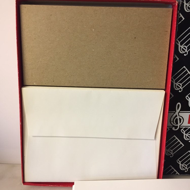 Musical Notes Fine Writing Paper 19 Envelopes 17 sheets of | Etsy