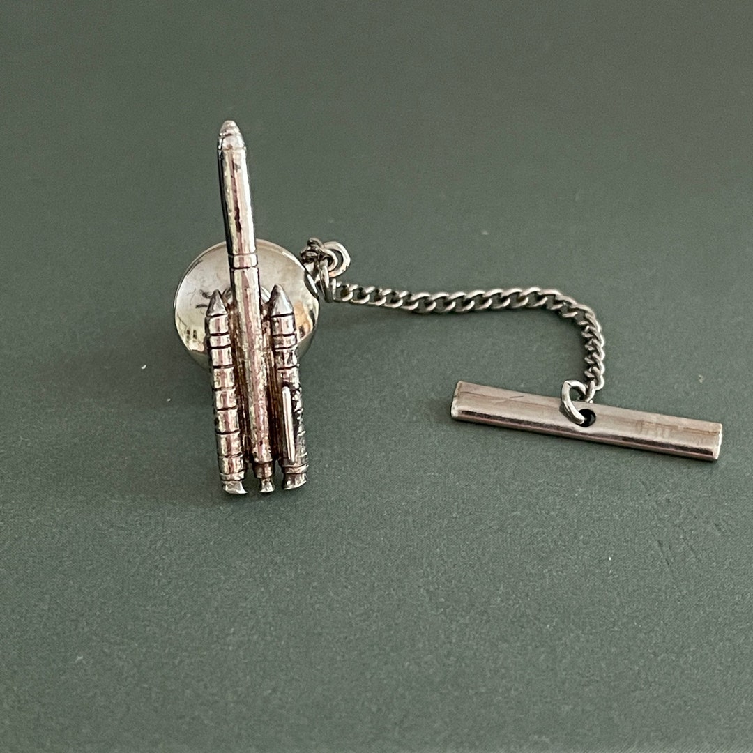 Air Force Rocket Tie Tack Pin, Apollo, Launch Team Men's Jewelry ...