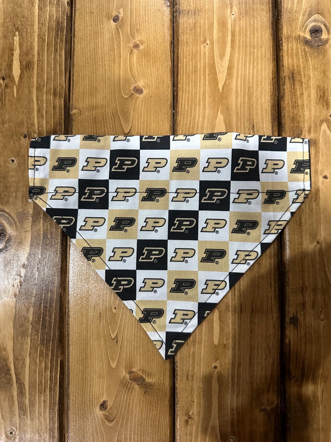 Purdue Dog Bandana, Over the Collar Unisex Dog Bandana - Etsy
