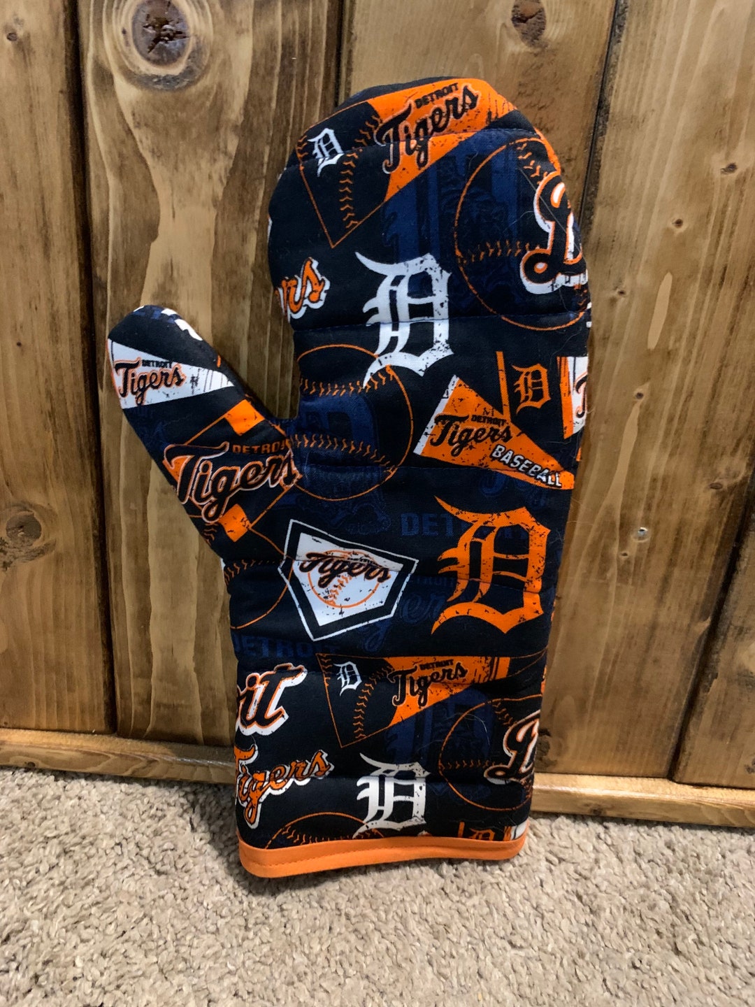 Detroit Tigers Oven Mitt, Oven Gloves, Handmade Kitchen Accessories ...