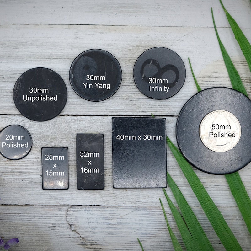 Shungite Plate Round - Etsy