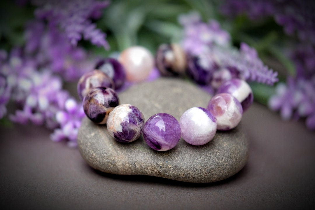 6mm 16MM, 20MM Gorgeous Dream Chevron Dogtooth Amethyst Round Bead ...