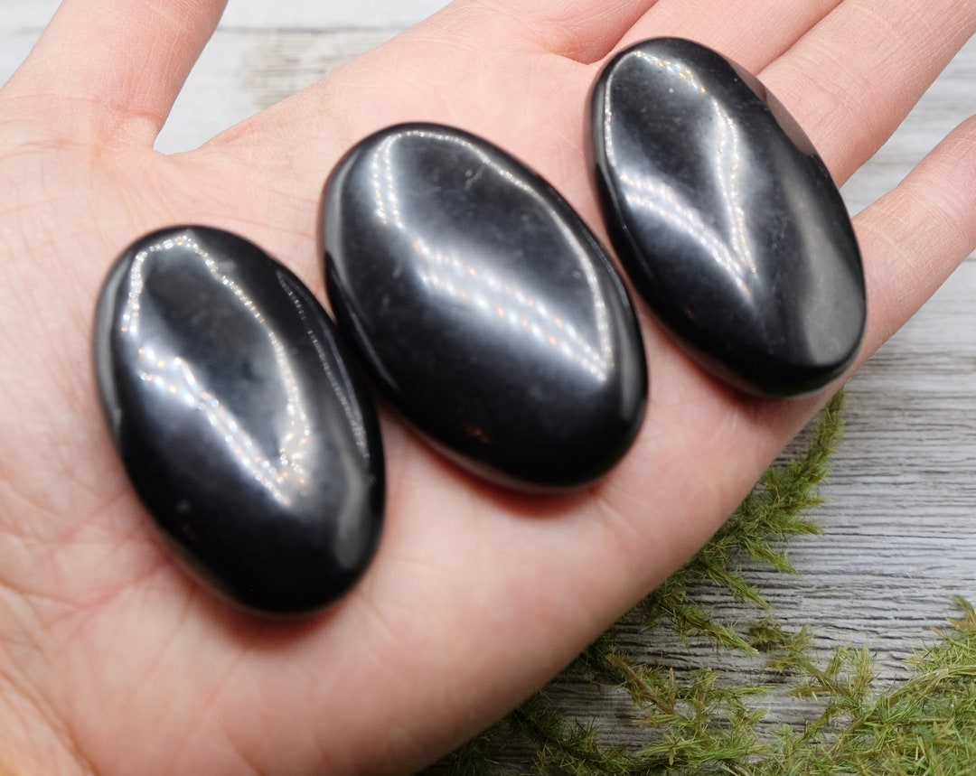 Shungite Soap Palm Stones - Etsy