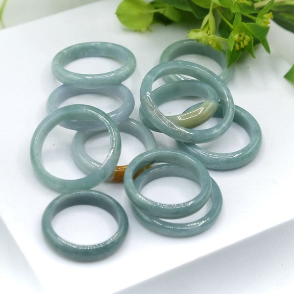 Blue Water Jade Band - Etsy