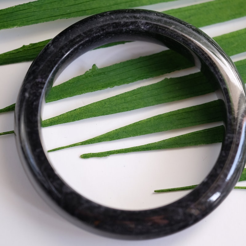 Jade Bangle Bracelet - Etsy