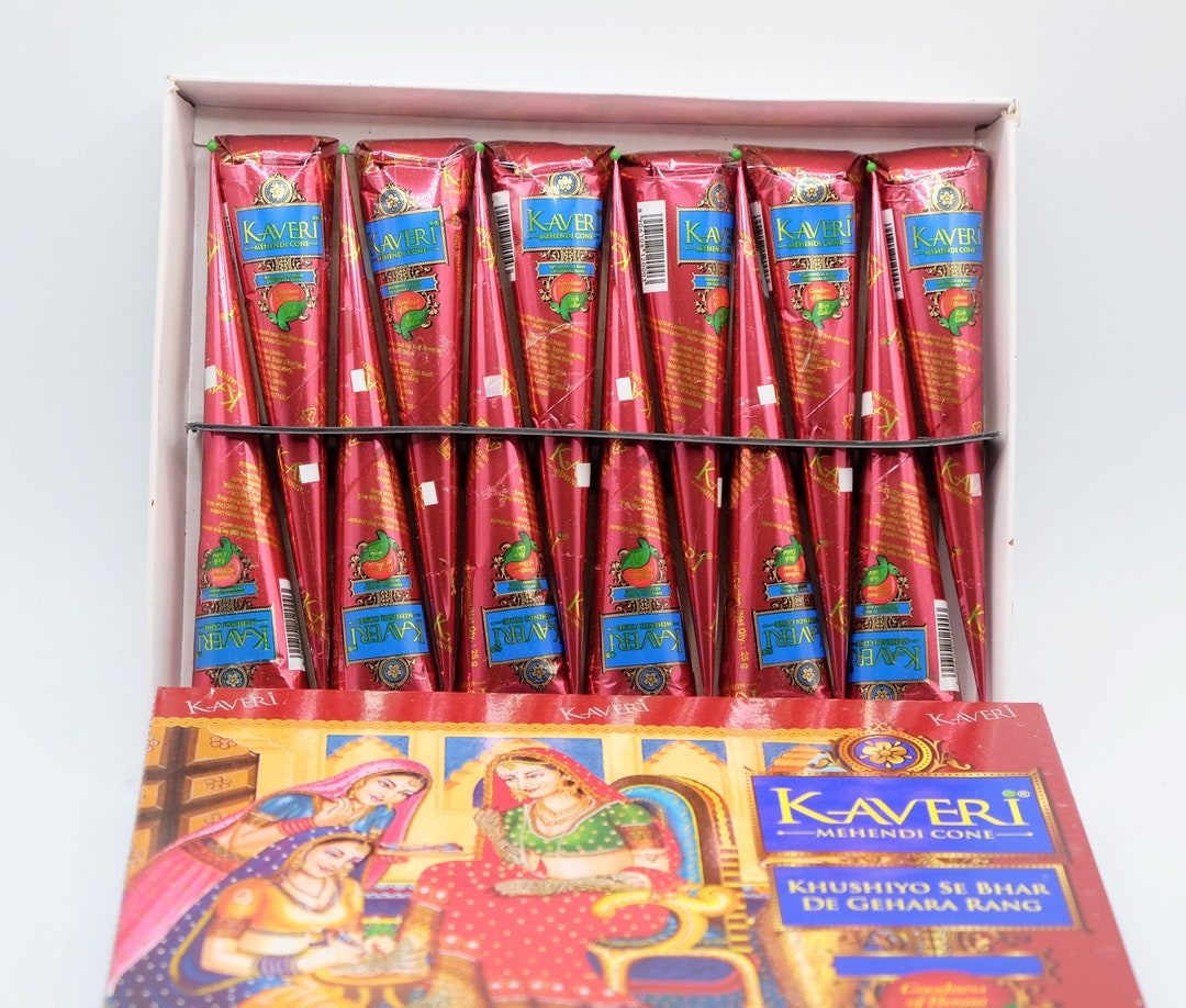 Kaveri Mehendi Cone Henna Cone Brown Henna Rich Color - Etsy UK