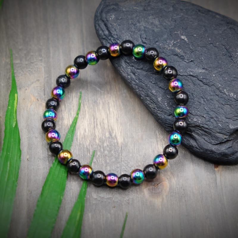Hematite Bracelet - Etsy