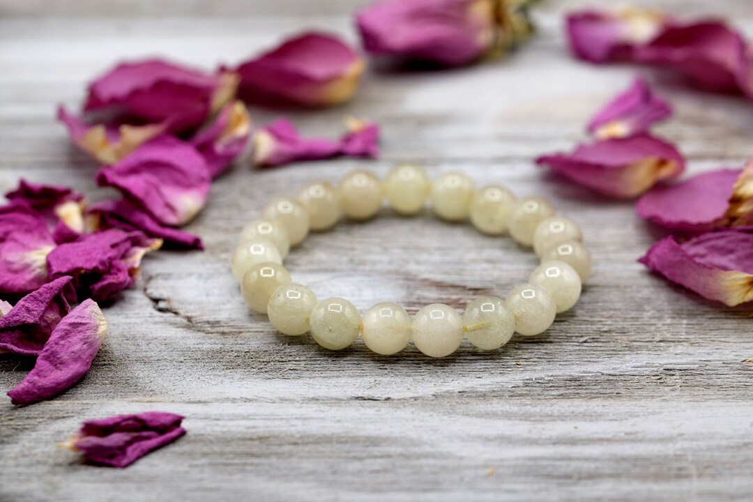 8mm, 11mm Libyan Desert Glass Bead Bracelets - Etsy