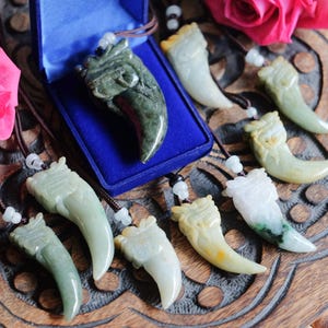 Burmese Jadeite Dragon Tooth Grade A Rare High Quality, Multi-color ...