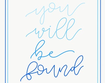 Dear Evan Hansen You Will Be Found Lyrics PNG Instant Download - Etsy