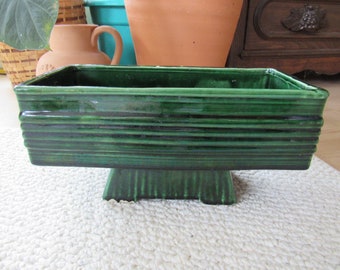 Dark Green Planter | Etsy