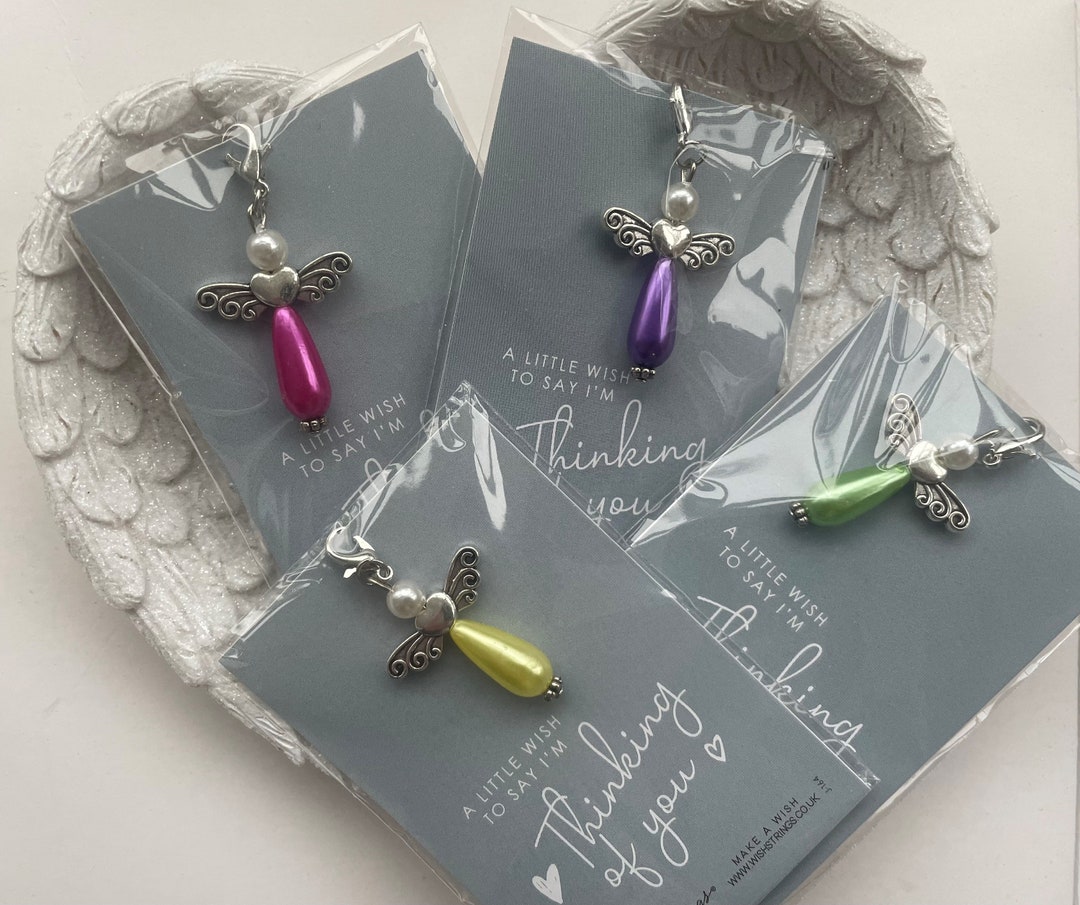 GUARDIAN ANGEL Wish Token/angel Card/little Angel Sentiment Gift ...