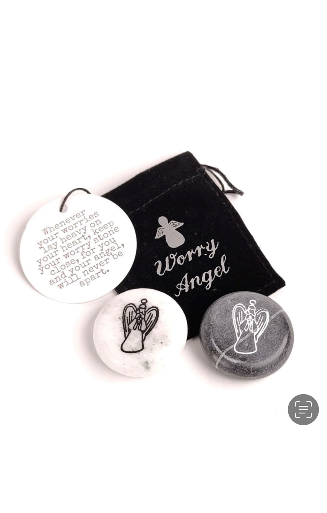 Worry Angel/worry Stones/keepsake Stones/sentimental Stones in - Etsy UK