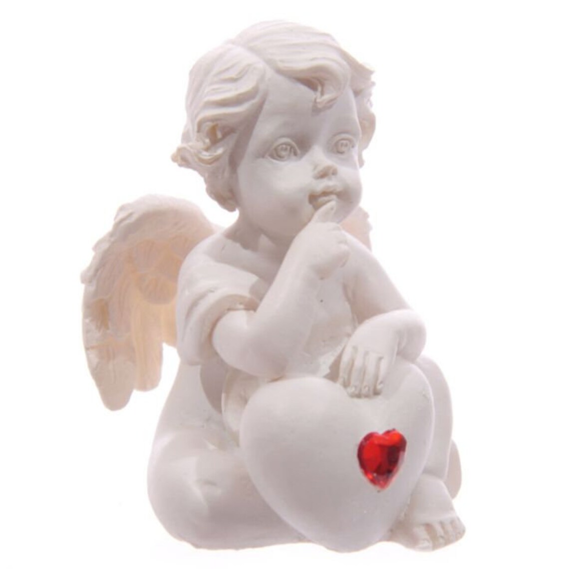 Cherub Gifts/sitting Cherub Holding a Heart/in - Etsy UK