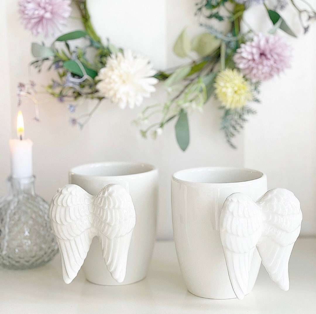 Angel Wings Mug / Mothers Day / Valentines / Friendship Gifts - Etsy UK
