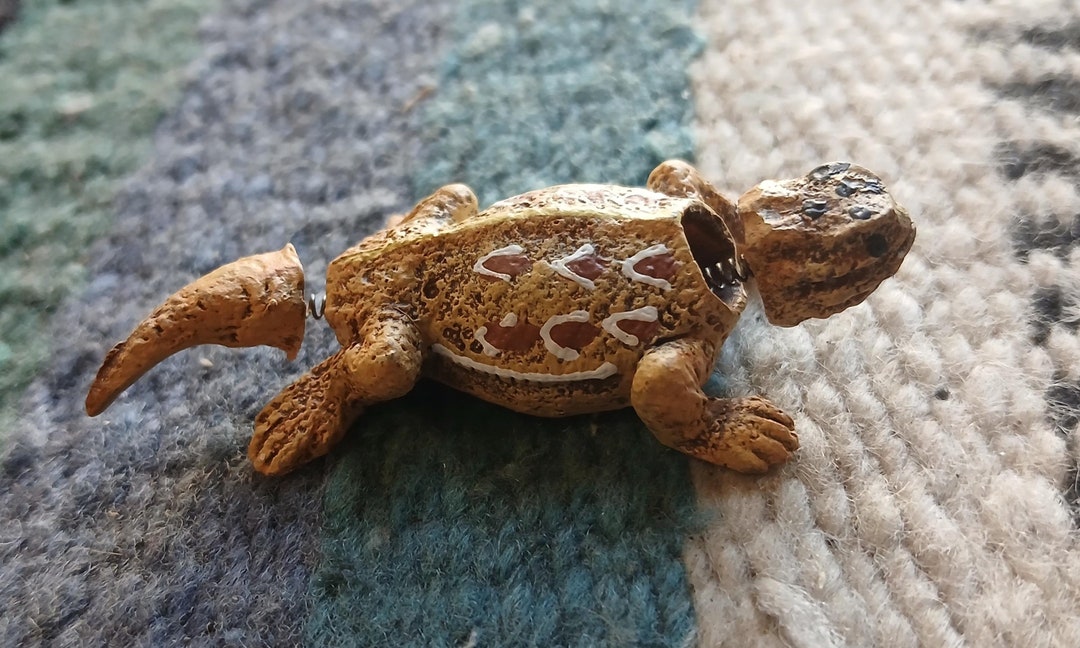 Horned Toad Horned Lizard Horny Toad Bobble Head Figurine or Magnet ...