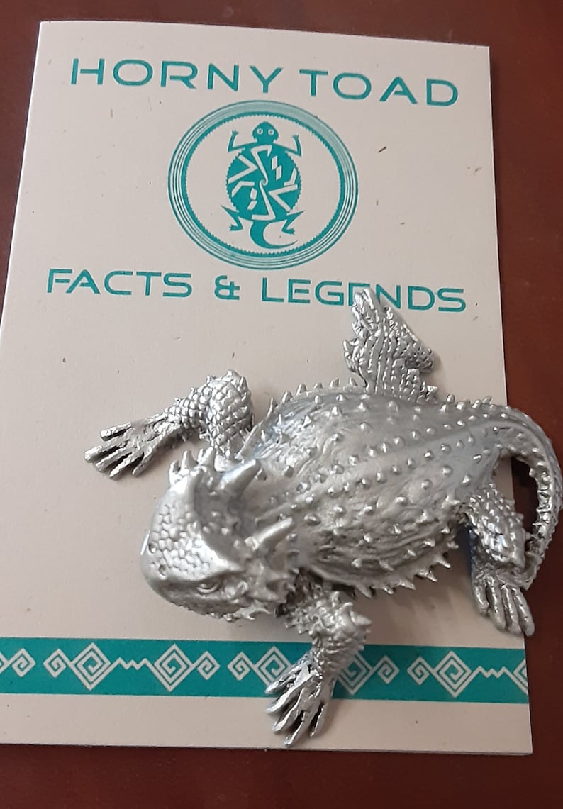 Horned Toad Horned Lizard Horny Toad 1 5/8 Inch Pewter Figurine - Etsy