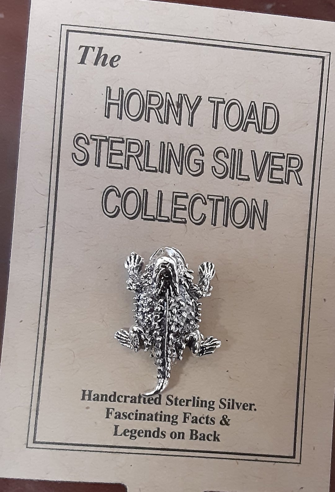 Horned Toad Horned Frog Horny Toad Horned Lizard Sterling Silver 1 Inch ...