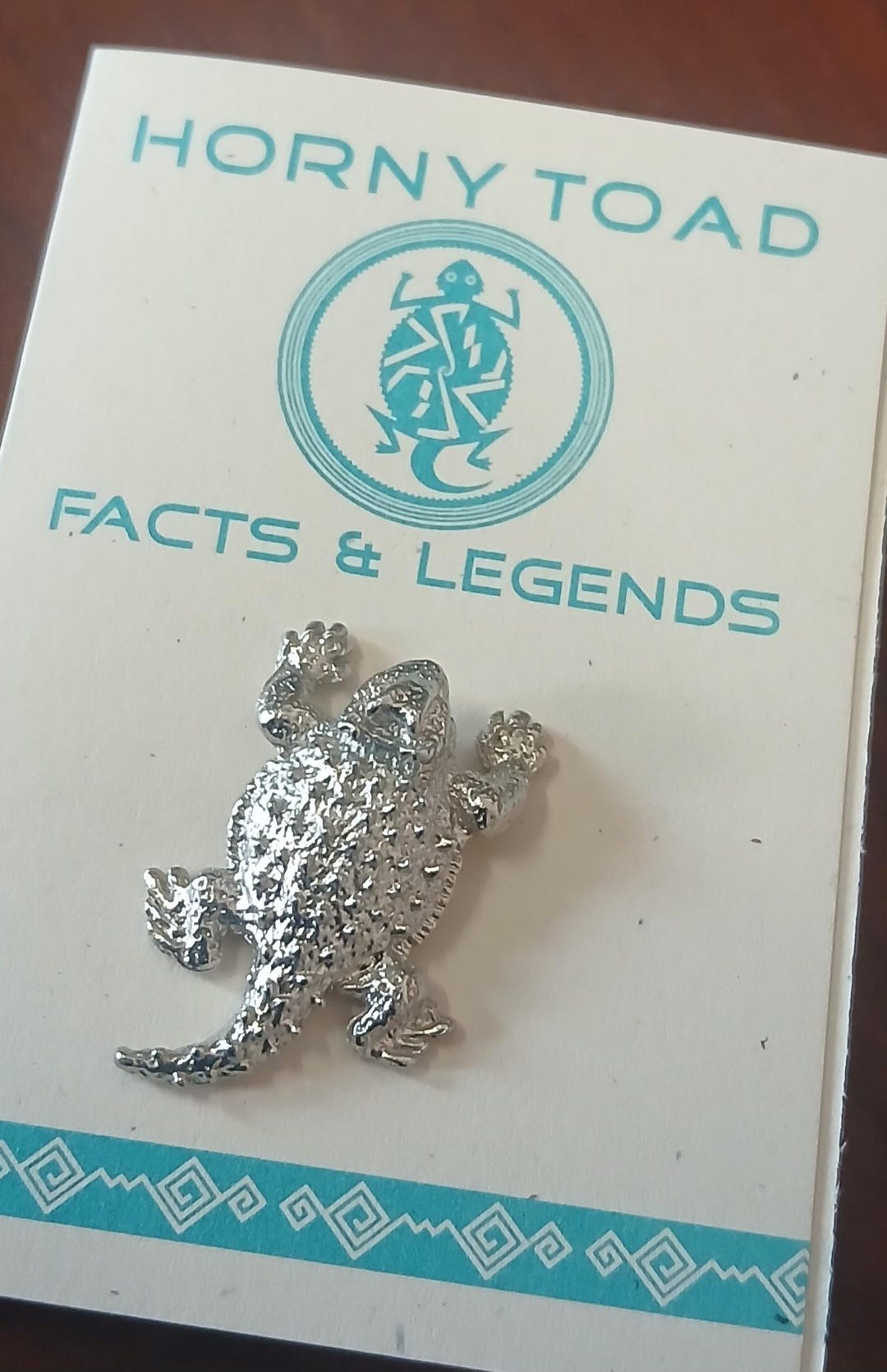 Horned Toad Horned Lizard Horny Toad Short Horned 1 Inch Pin With Your ...