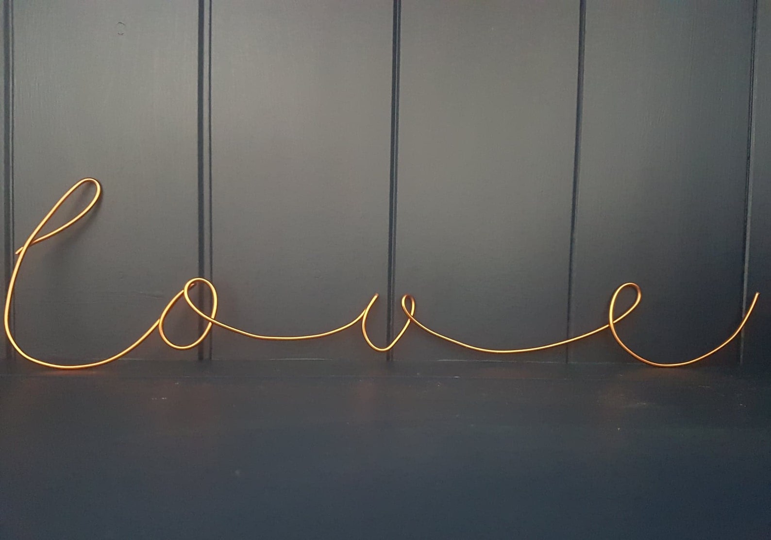 Love Wire Word Wall Art Sign for Your Home Decor in a | Etsy