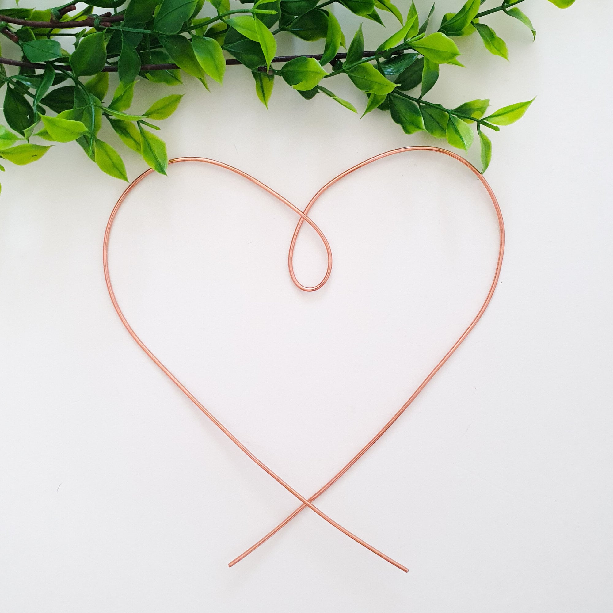 Heart shaped wire wall art home decoration | Etsy