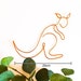 Kangaroo Wire Silhouette, Wall Art Sign for Your Home Decor or as a ...