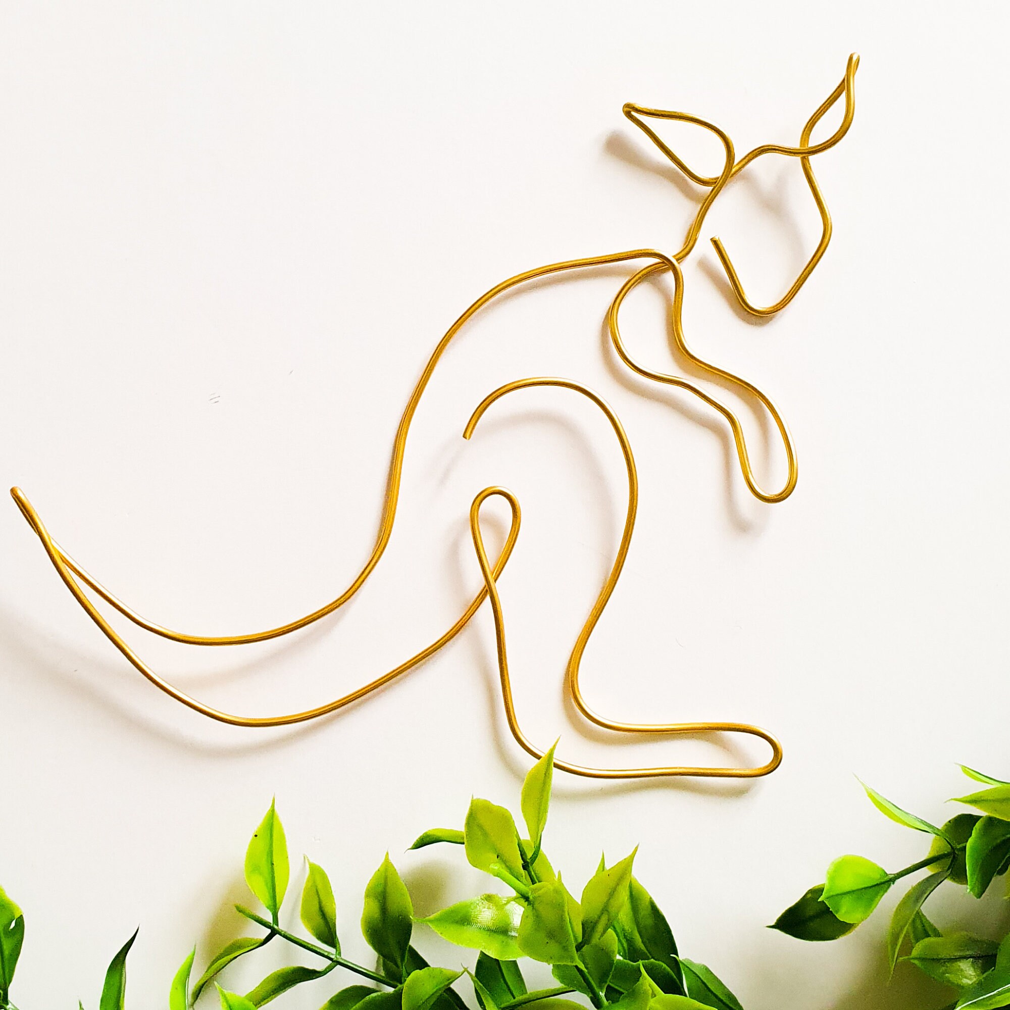 Kangaroo Wire Silhouette Wall Art Sign for Your Home Decor or | Etsy UK