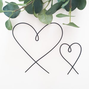 Heart Shaped Wire Wall Art, Home Decoration - Etsy Canada