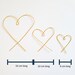 Heart Shaped Wire Wall Art, Home Decoration - Etsy Canada