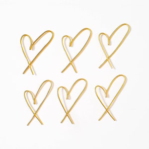 Heart Shaped Asymmetrical Wire Wall Art Home Decoration - Etsy