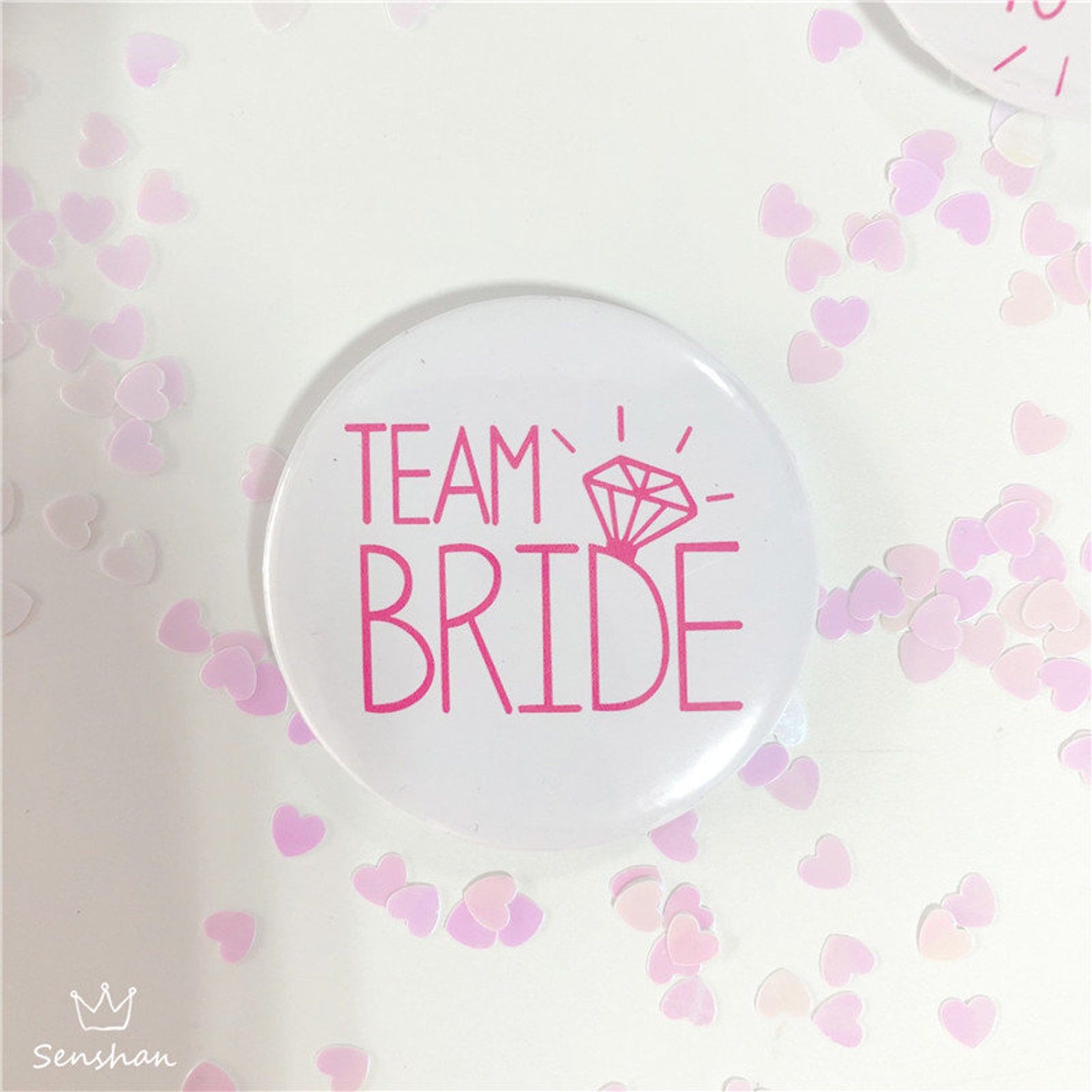 Team Bride Bridesmaid Badge | Bride Badge | Party Pin Buttons | Hen ...